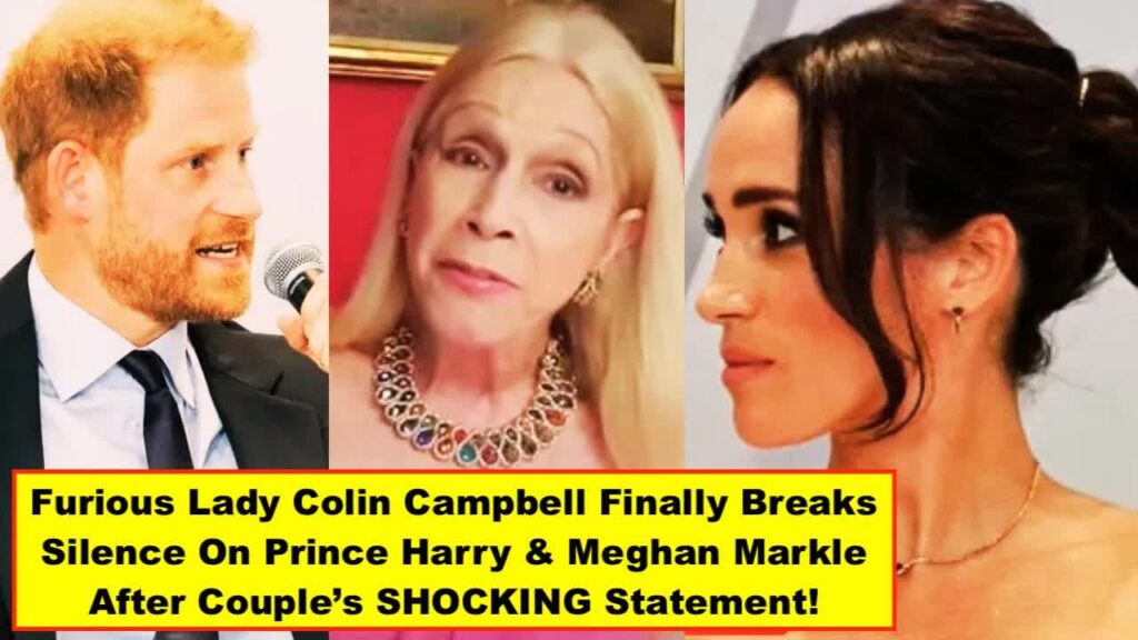 Lady Colin Campbell Criticizes Prince Harry and Meghan Markle’s Stance ...
