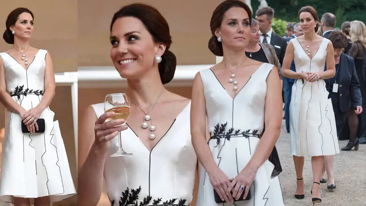 Princess Catherine Shines in Striking Attire at Lavish Warsaw ...