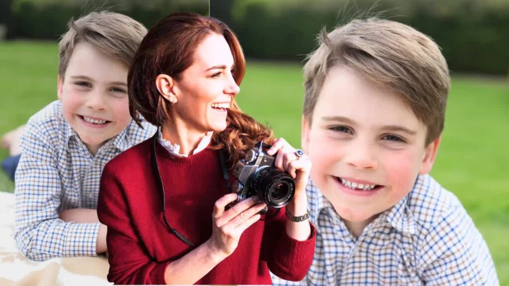 New Prince Louis Birthday Picture Revealed by Princess Catherine ...